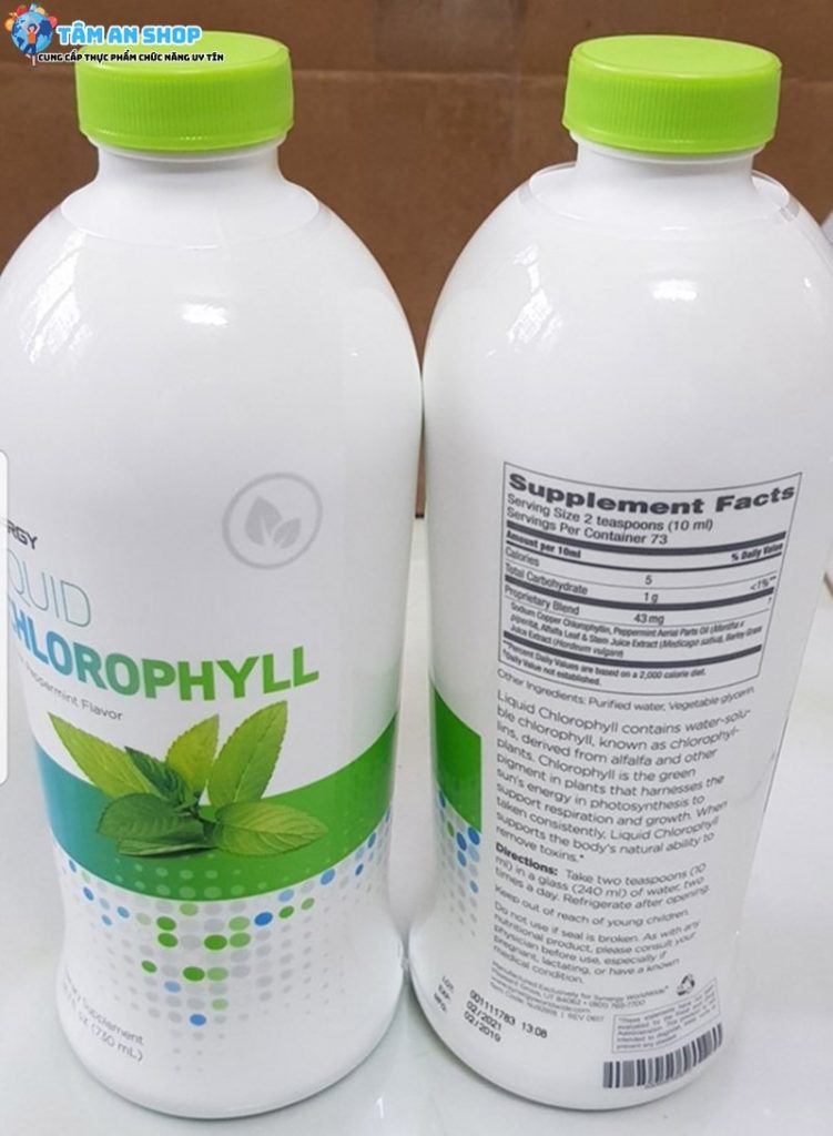 Nước diệp lục Synergy Liquid Chlorophyll với nhiều công dụngQuà Tặng ...